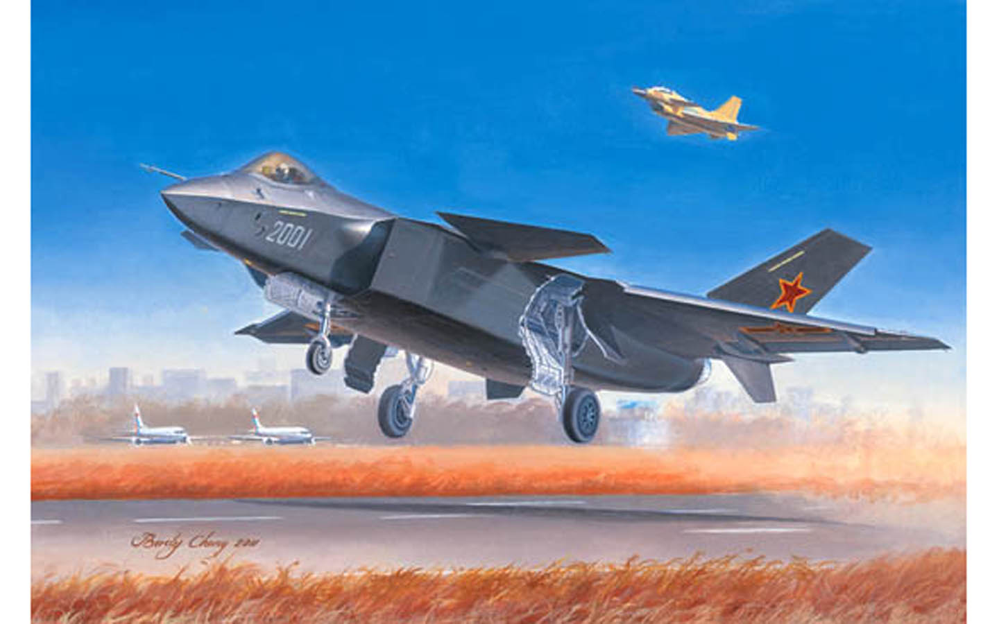 Chinese J-20 Mighty Dragon - Trumpeter 01663 | kingshobby.com