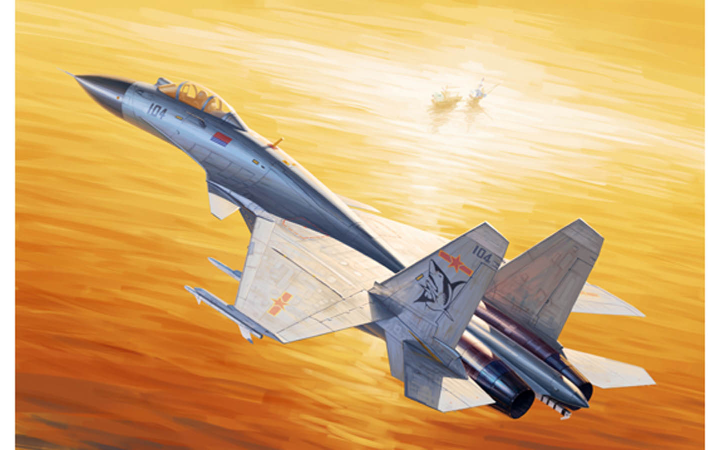 Chinese J-15 - Trumpeter 01668 | kingshobby.com