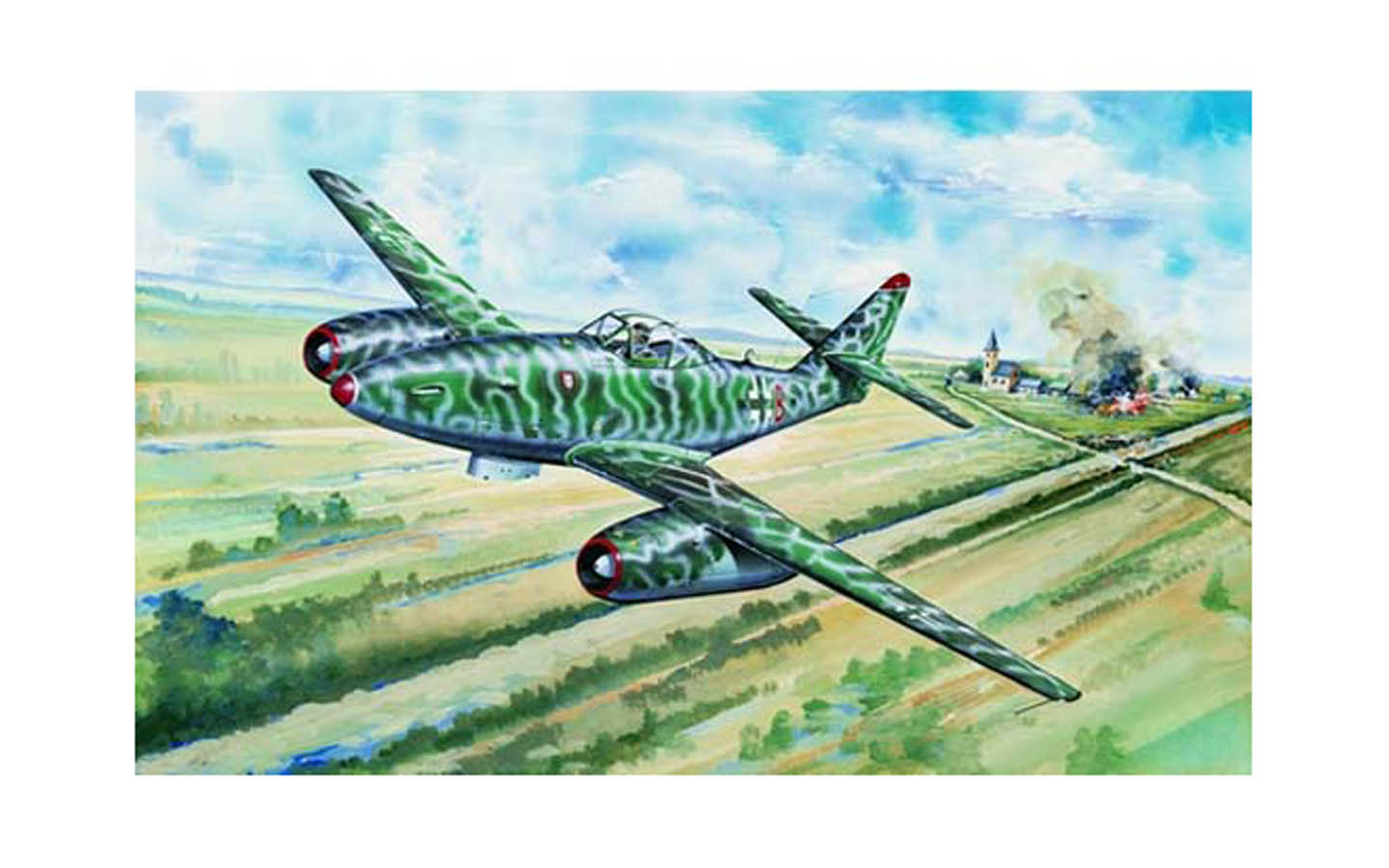 Messerschmitt Me 262 A-2a - Trumpeter 02236 | kingshobby.com