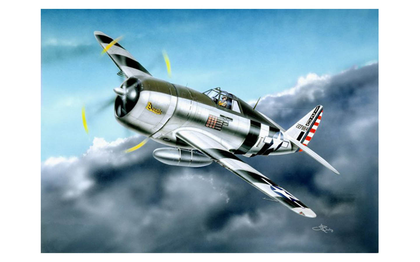 P-47D Thunderbolt, Razorback - Trumpeter 02262 | kingshobby.com