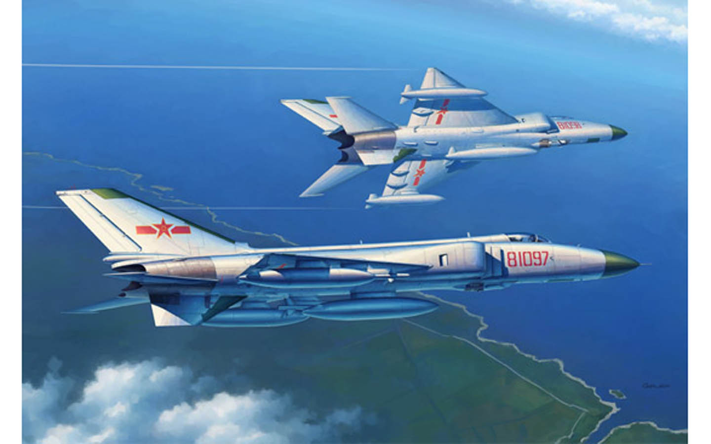 PLA J-8B Fighter - Trumpeter 02845 | kingshobby.com