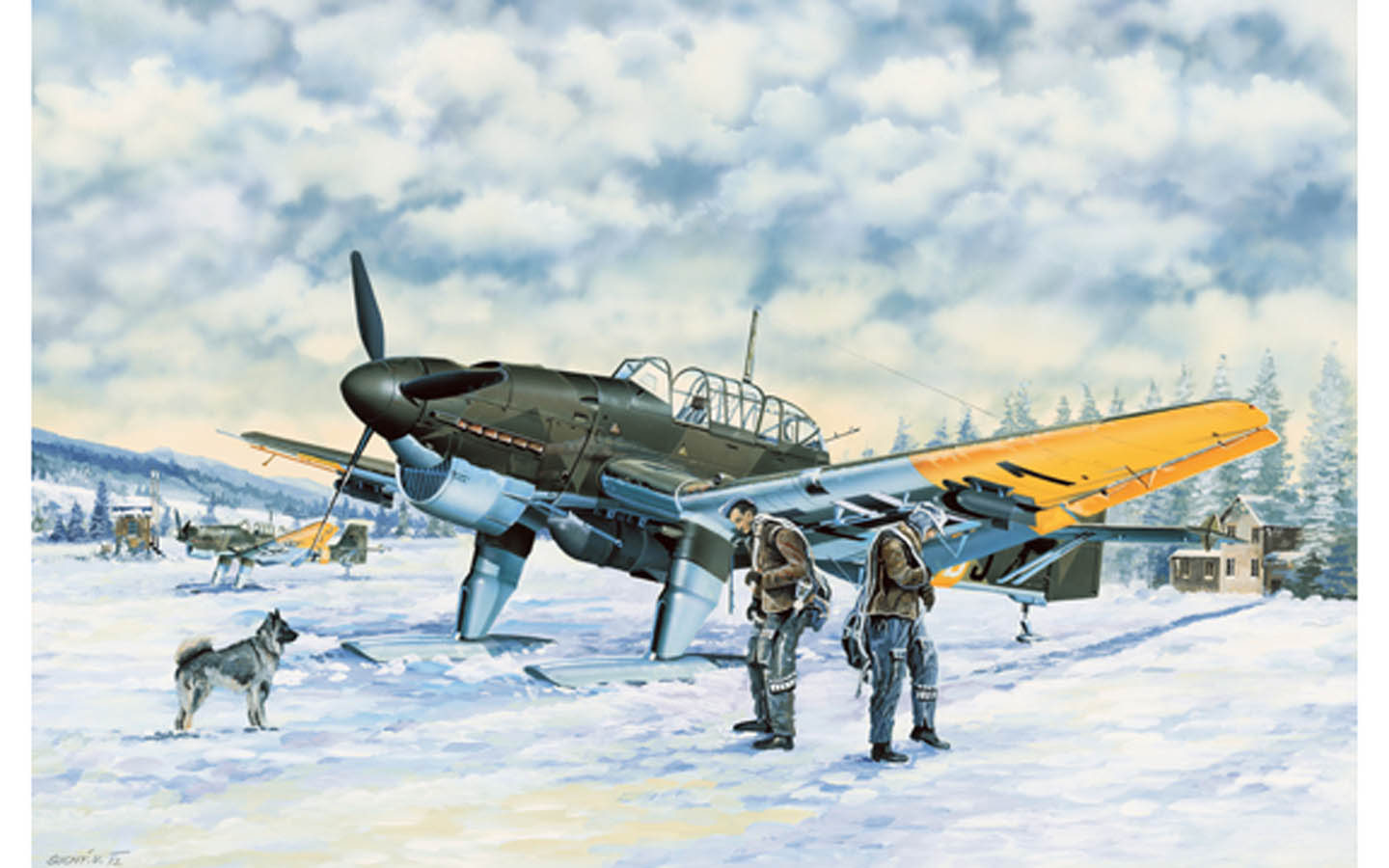 Junkers Ju-87B-2/U4 Stuka - Trumpeter 03215 | kingshobby.com