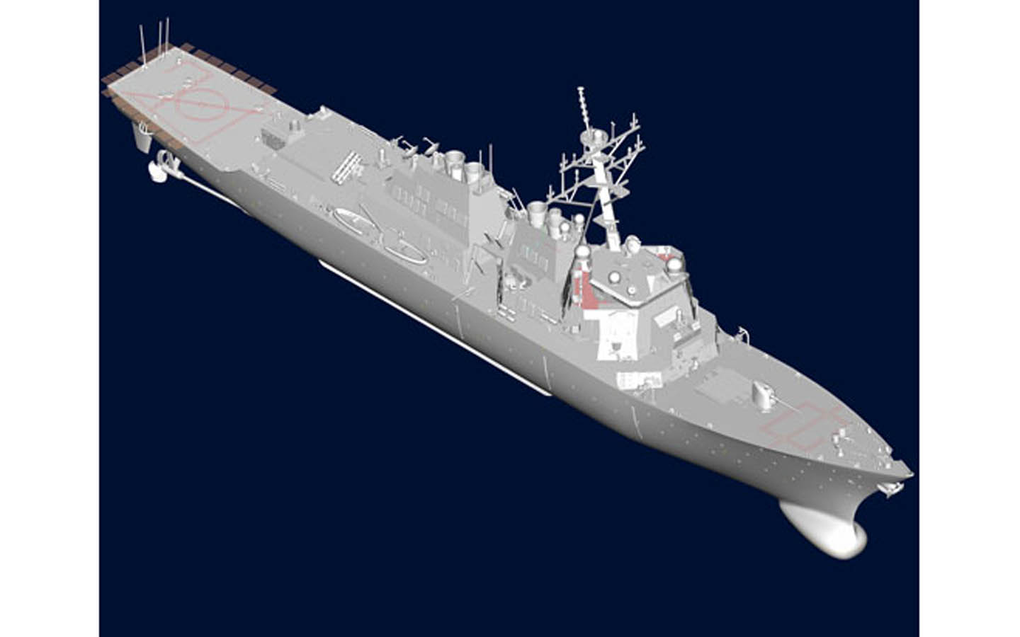 USS Hopper DDG-70 - Trumpeter 04525 | kingshobby.com