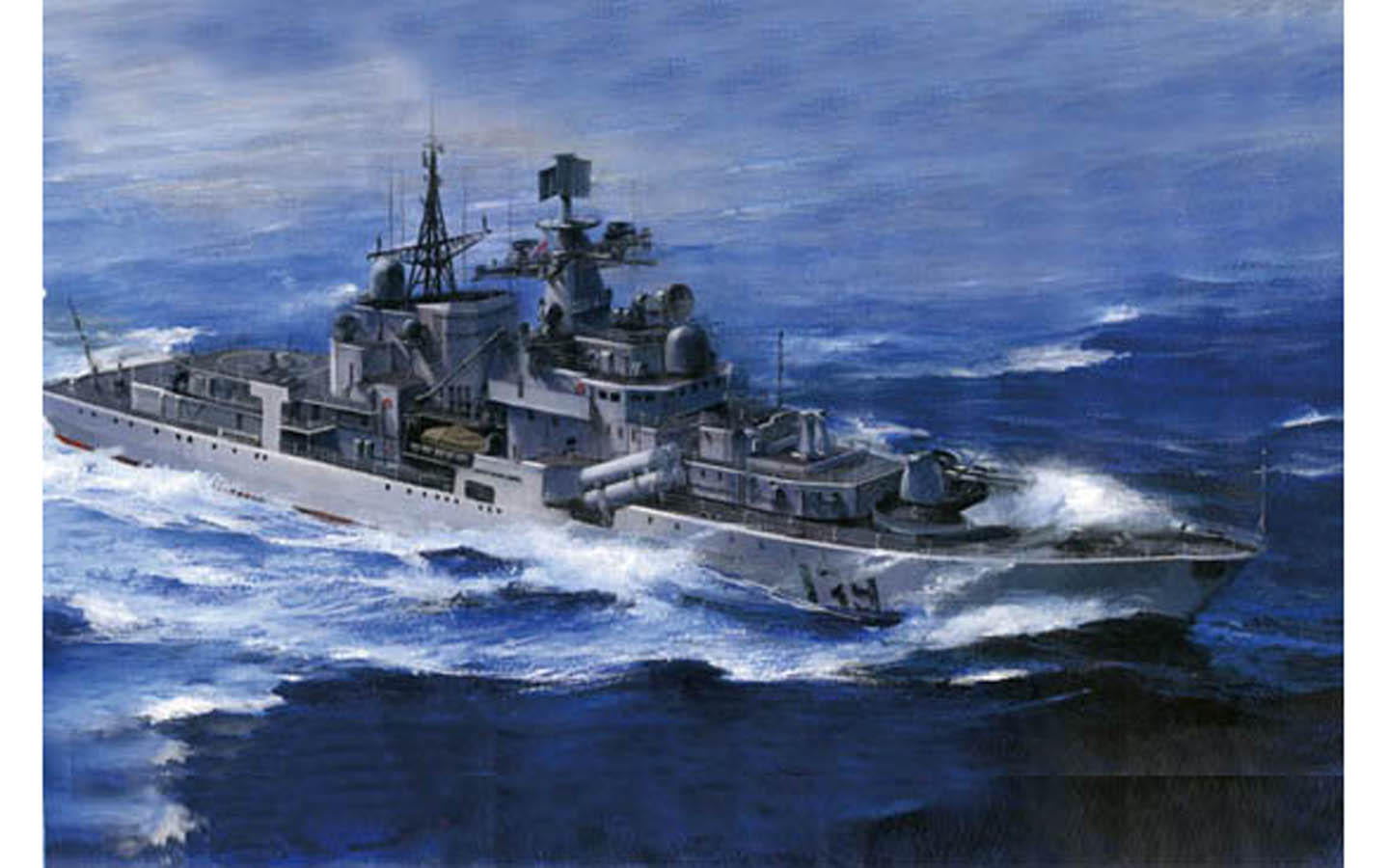 PLAN DDG-139 Ningbo - Trumpeter 04542 | kingshobby.com