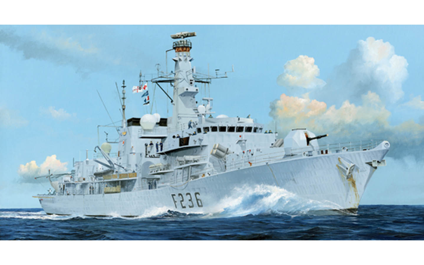 HMS Type 23 Frigate, Montrose F236 - Trumpeter 04545 | kingshobby.com