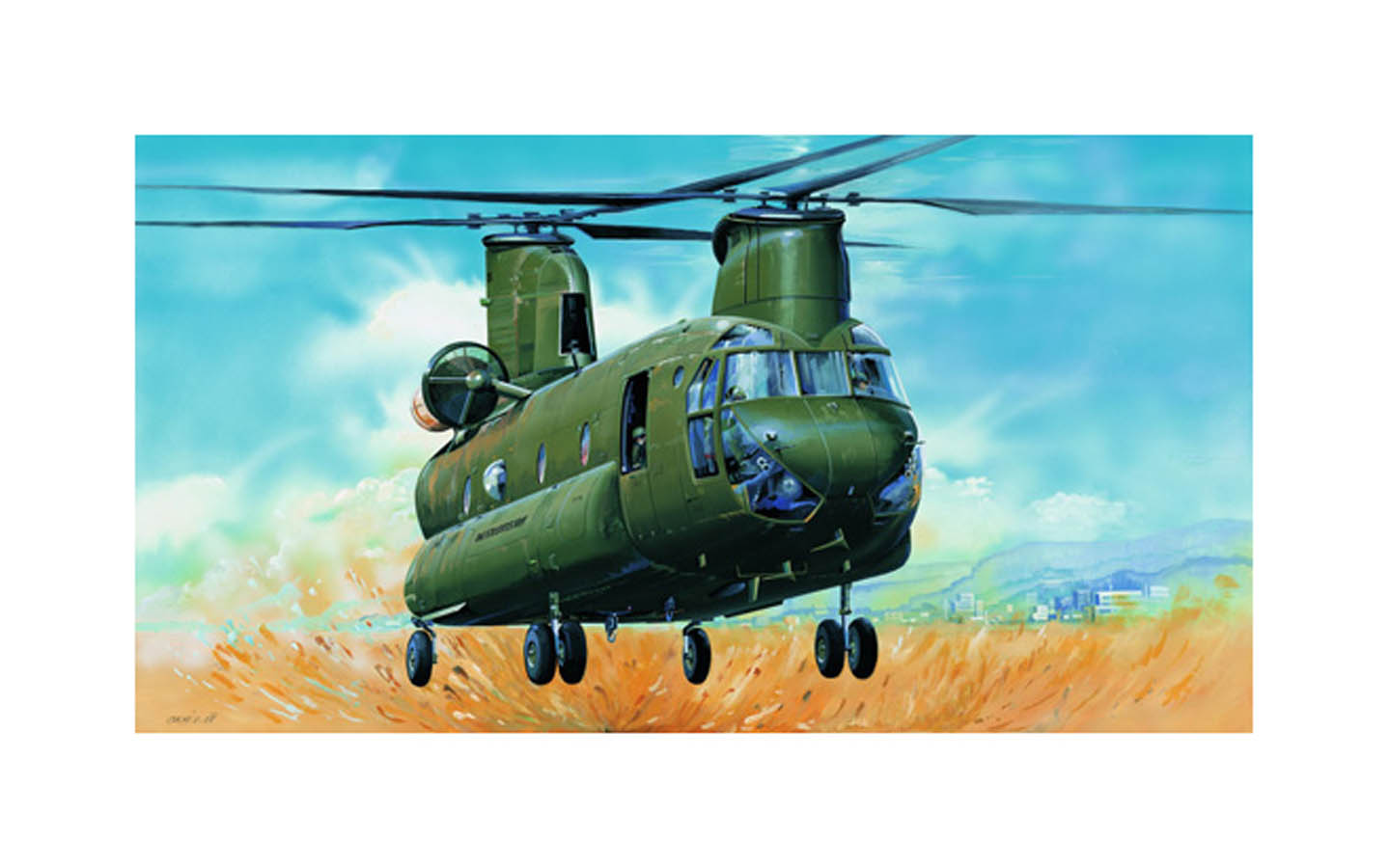 CH-47D Chinook - Trumpeter 05105 | kingshobby.com
