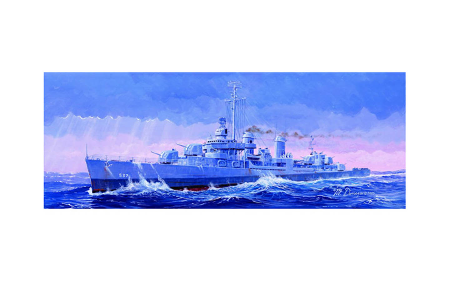 USS The Sullivans DD-537 - Trumpeter 05304 | kingshobby.com