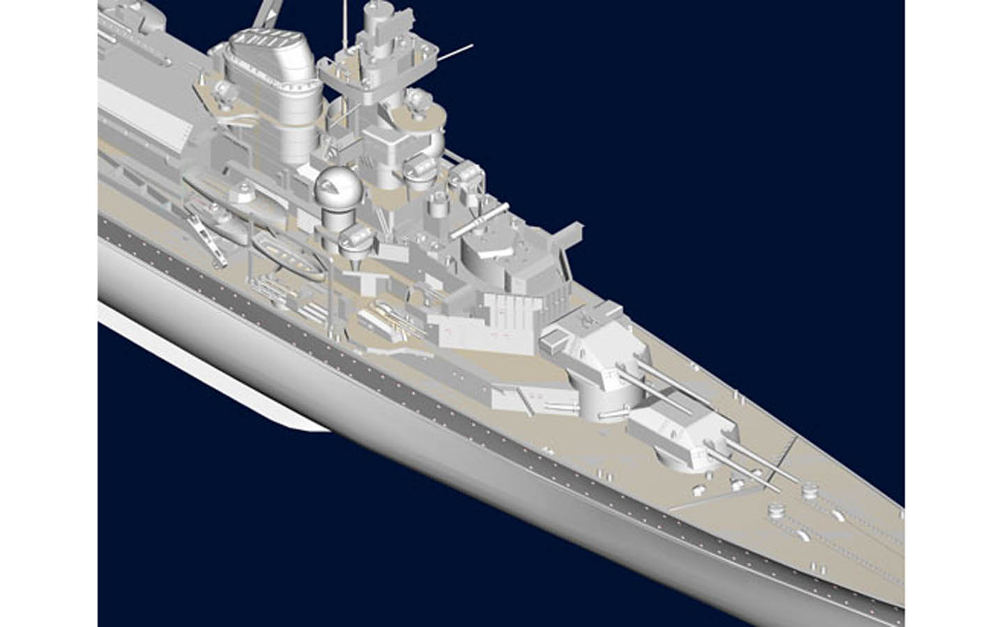 Admiral Hipper, German Heavy Cruiser 1941 - Trumpeter 05317 ...