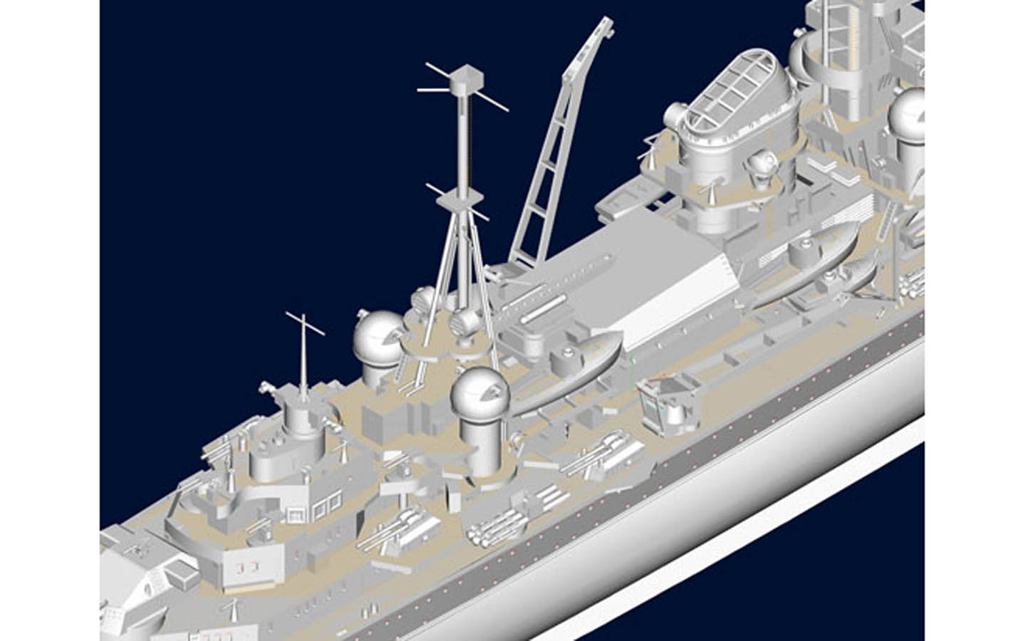 Admiral Hipper, German Heavy Cruiser 1941 - Trumpeter 05317 ...