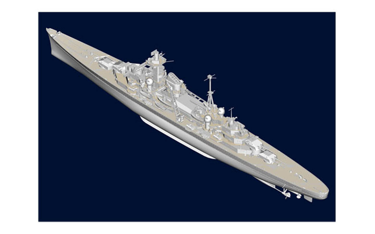 Admiral Hipper, German Heavy Cruiser 1941 - Trumpeter 05317 ...