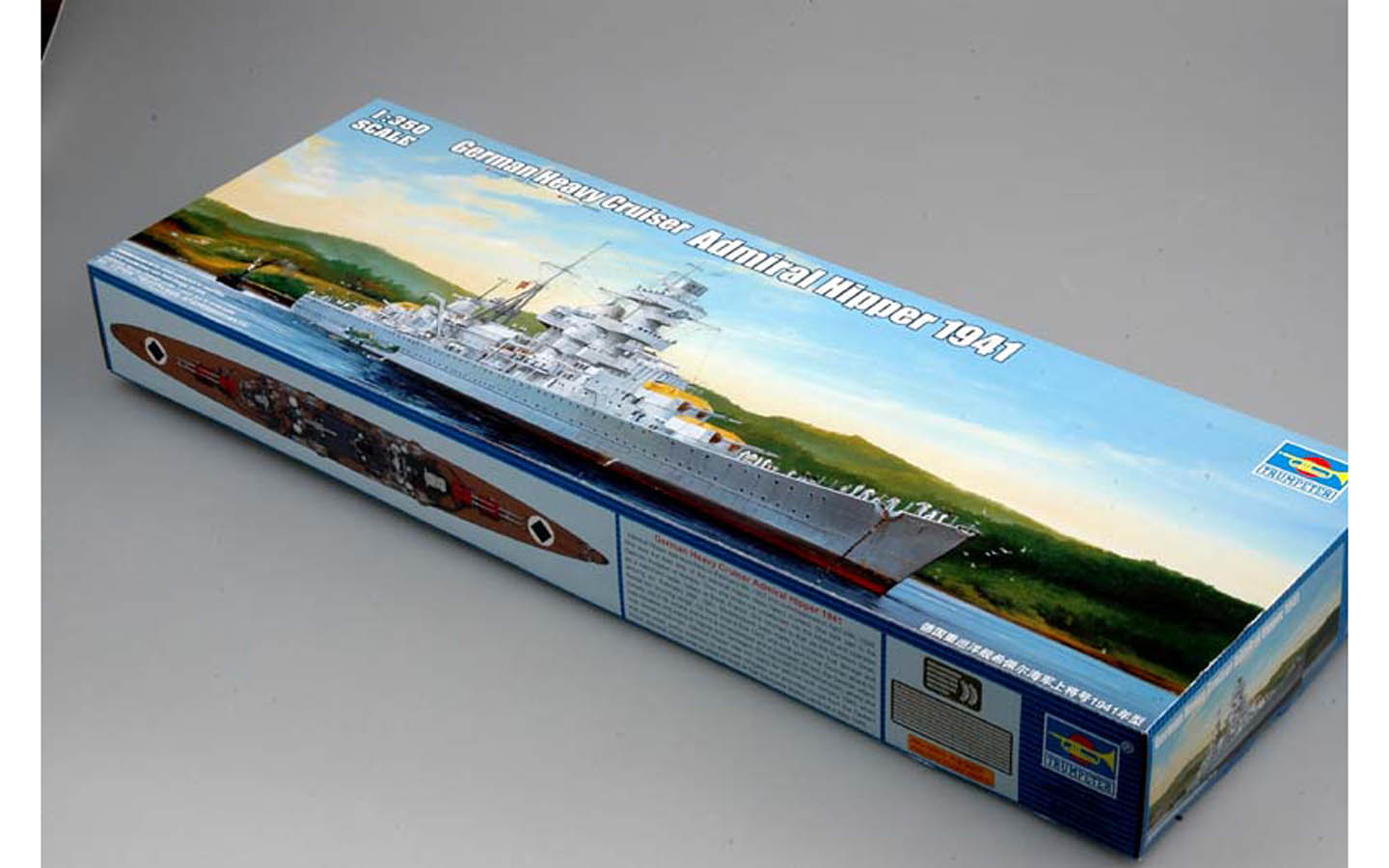 Admiral Hipper, German Heavy Cruiser 1941 - Trumpeter 05317 ...