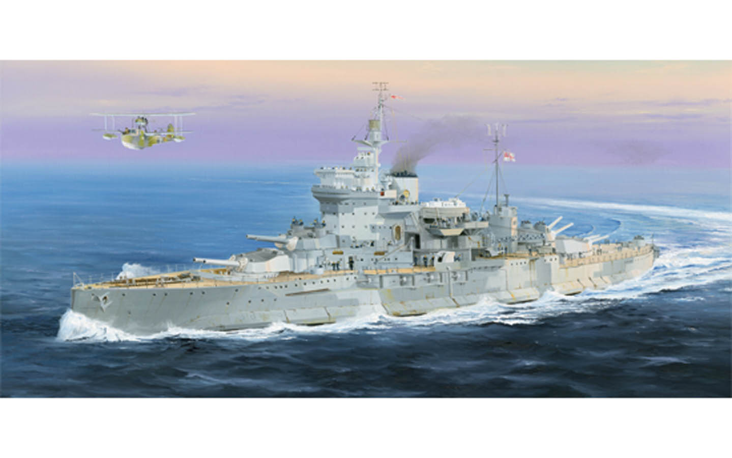 Battleship HMS Warspite 1942 - Trumpeter 05325 | kingshobby.com