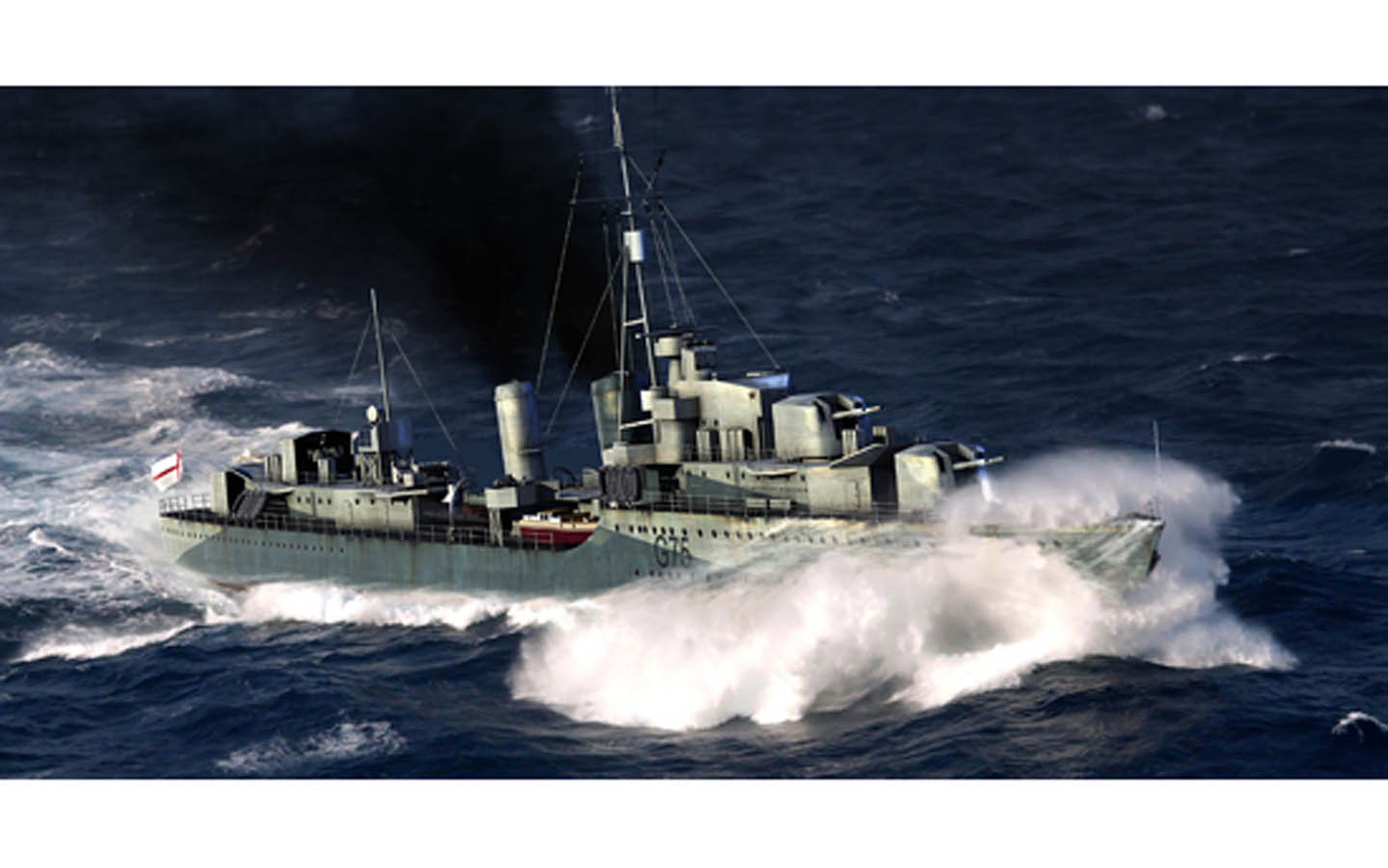 HMS Eskimo Destroyer 1941 - Trumpeter 05331 | kingshobby.com