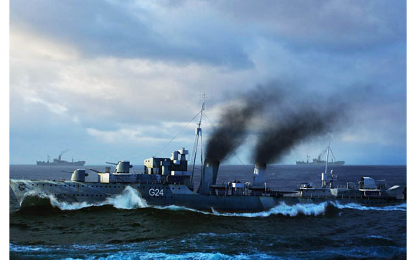 HMCS Huron Destroyer 1944 - Trumpeter 05333 | kingshobby.com