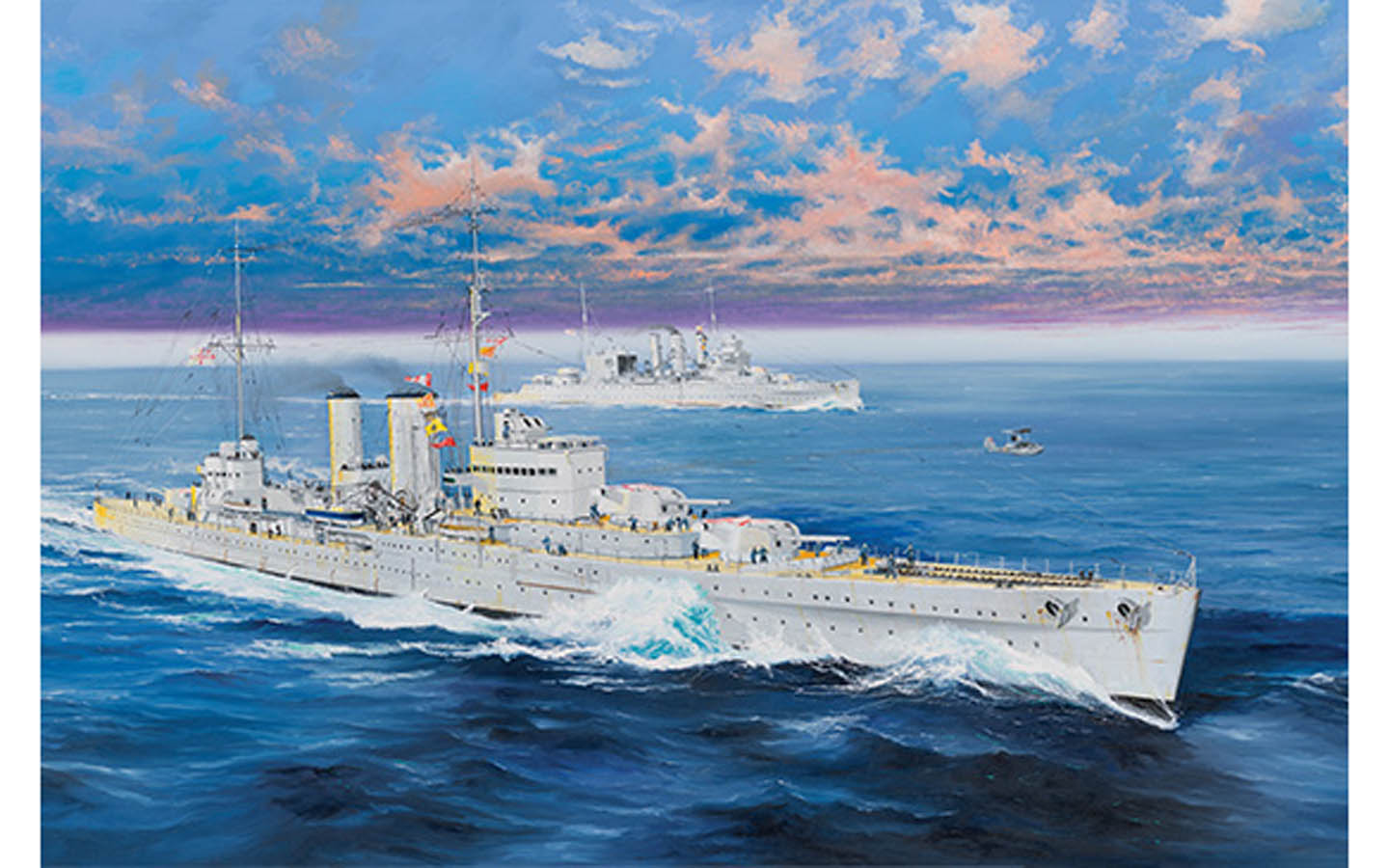 HMS Exeter - Trumpeter 05350 | kingshobby.com