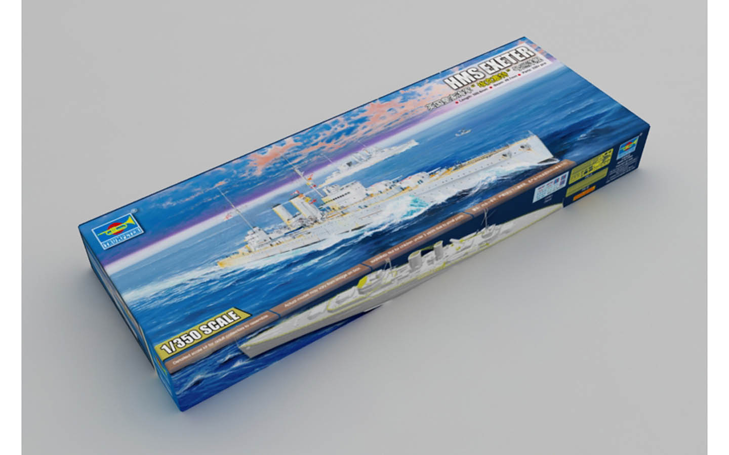 HMS Exeter - Trumpeter 05350 | kingshobby.com