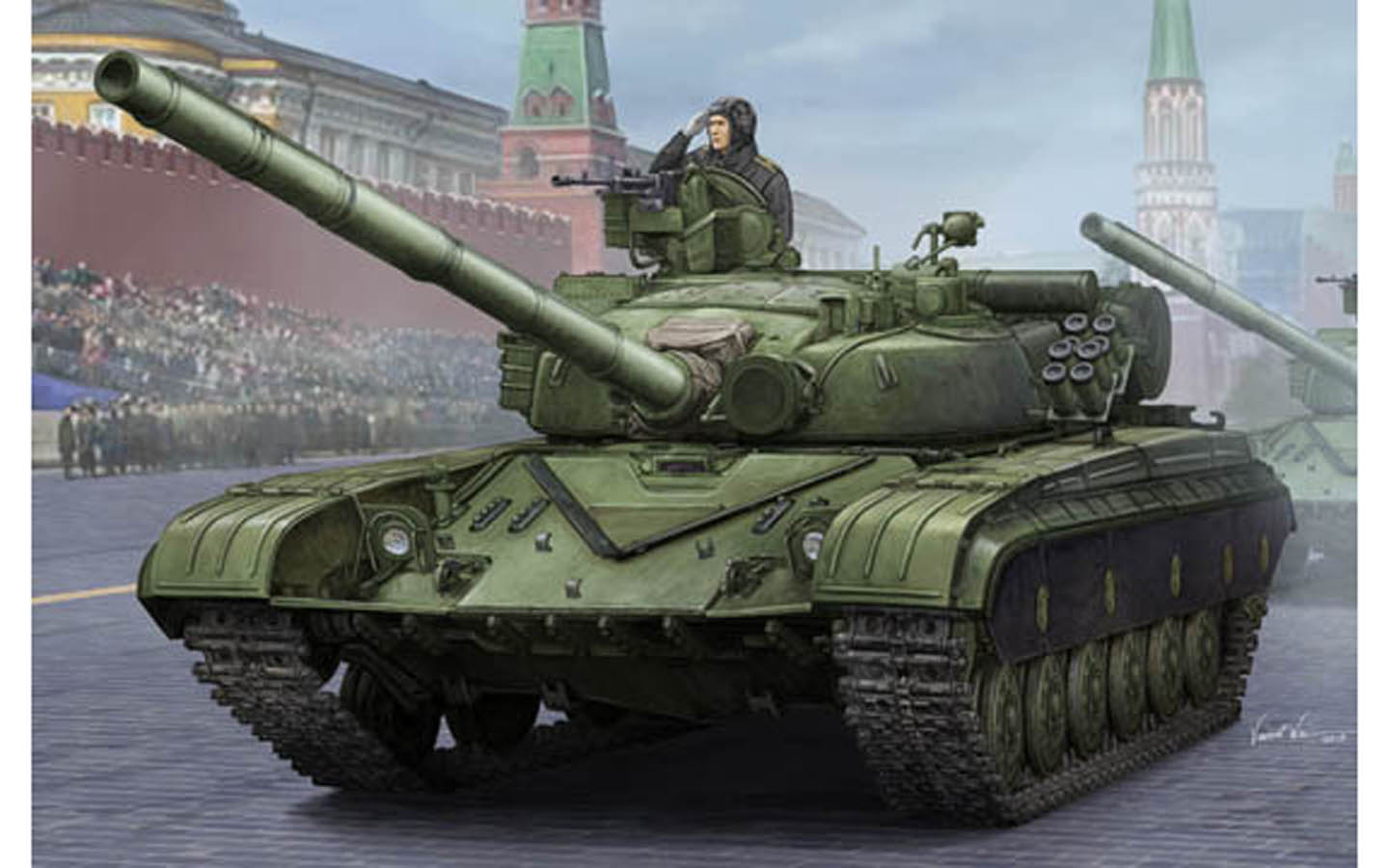 Soviet T-64B Model 1984 - Trumpeter 05521 | kingshobby.com