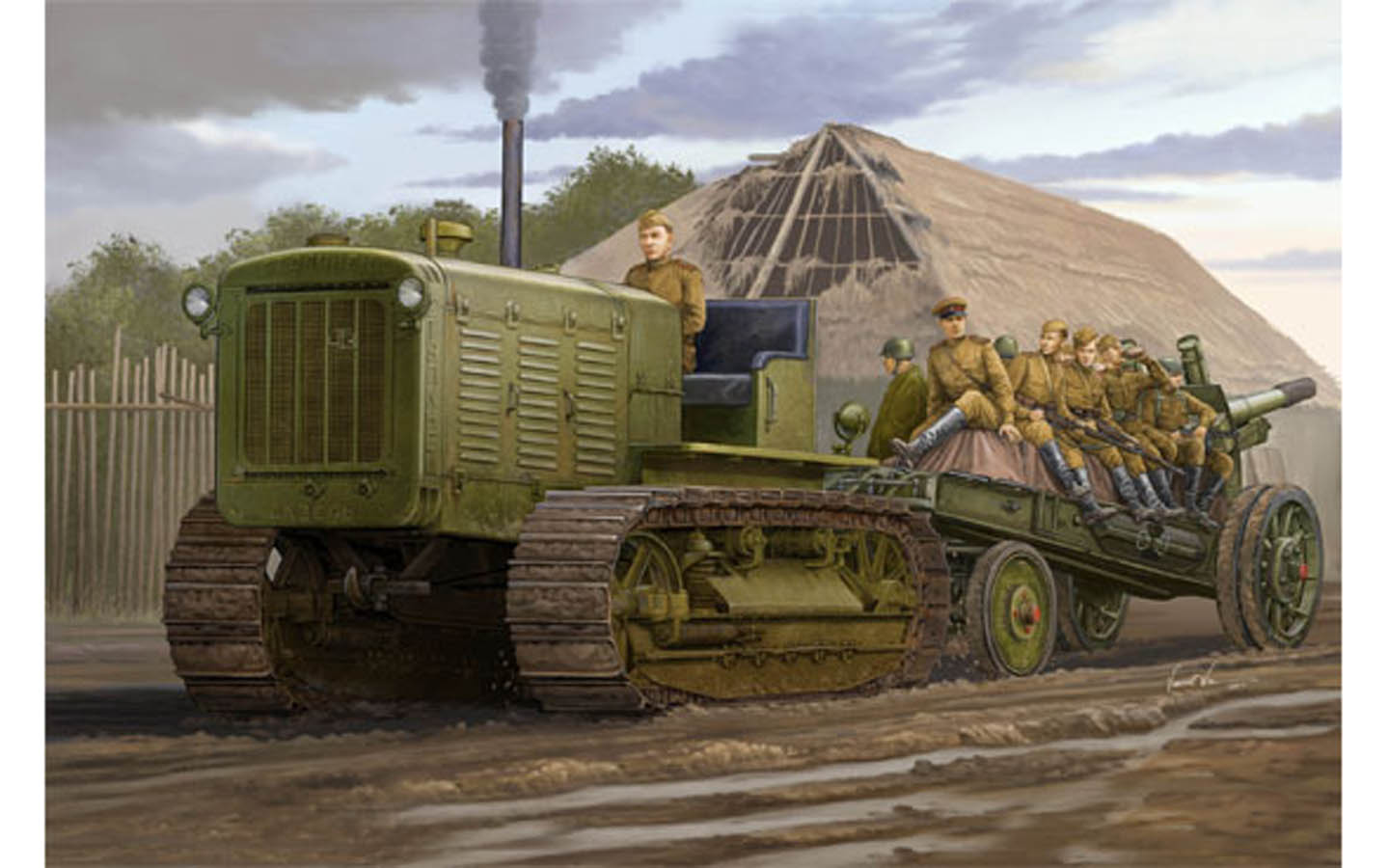 Russian ChTZ S-65 Tractor - Trumpeter 05538 | kingshobby.com