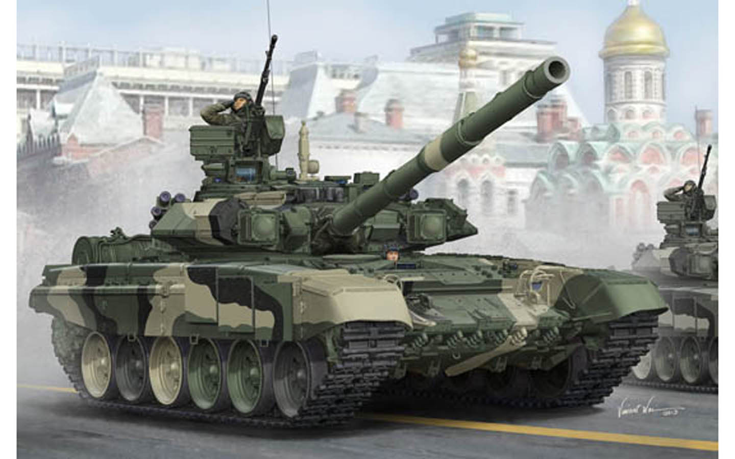 Russian T-90A Main Battle Tank - Trumpeter 05562 | kingshobby.com