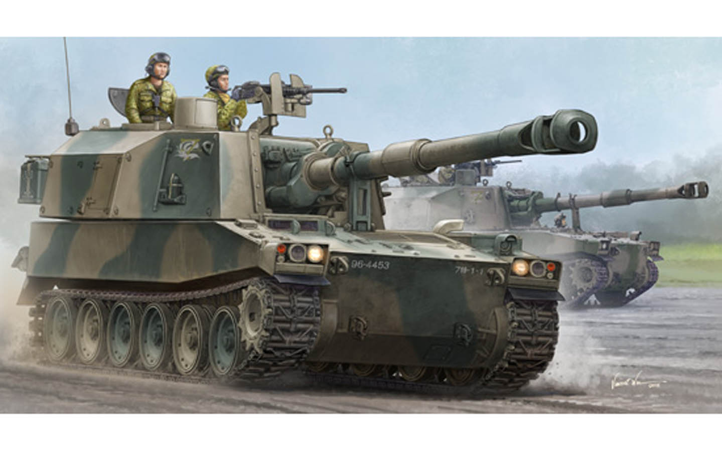 JGSDF Type 75 155mm Self-Propelled Howitzer - Trumpeter 05577 ...