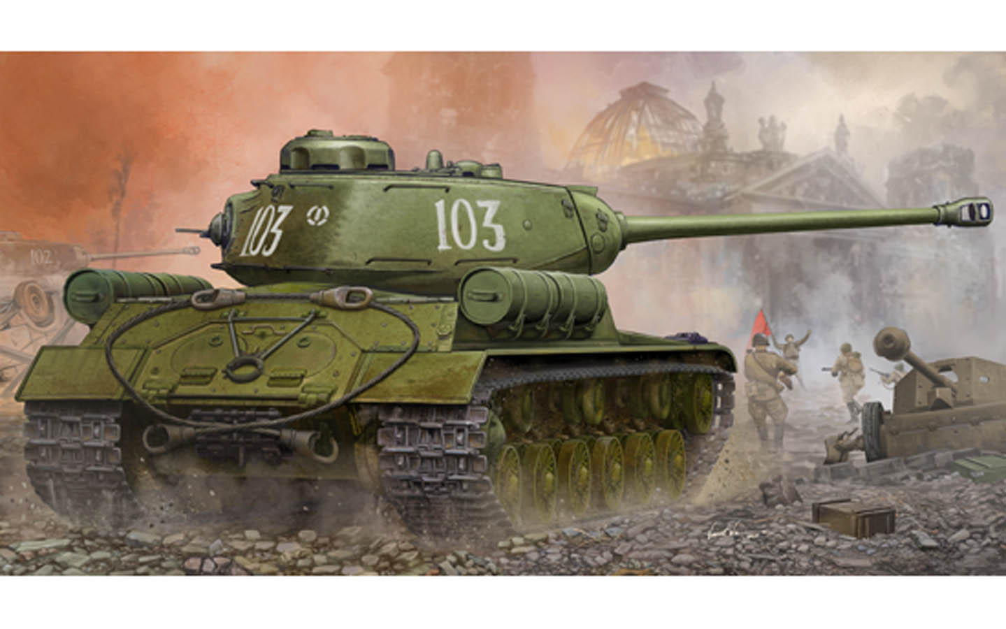 Soviet JS-2 Heavy Tank - Trumpeter 05588 | kingshobby.com