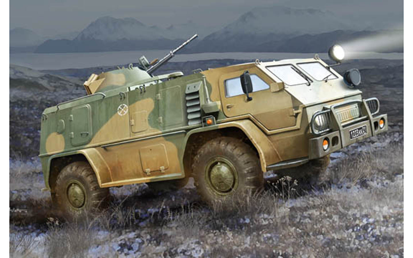 Russian GAZ-39371, High-Mobility Multipurpose Military Vehicle - Trumpeter 05594 | kingshobby.com