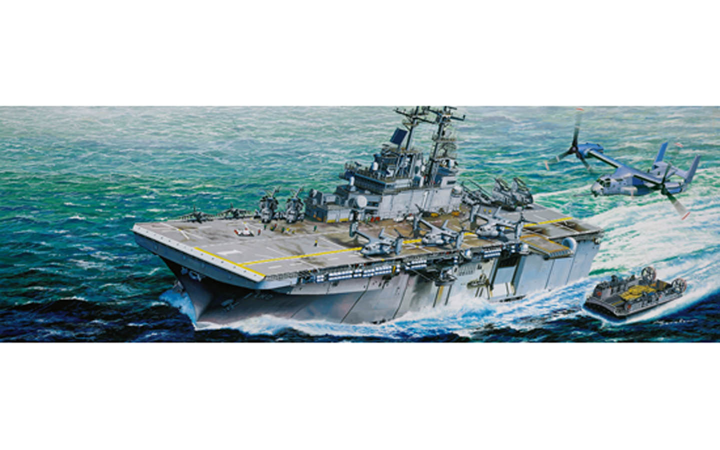 USS Wasp LHD-1 - Trumpeter 05611 | kingshobby.com
