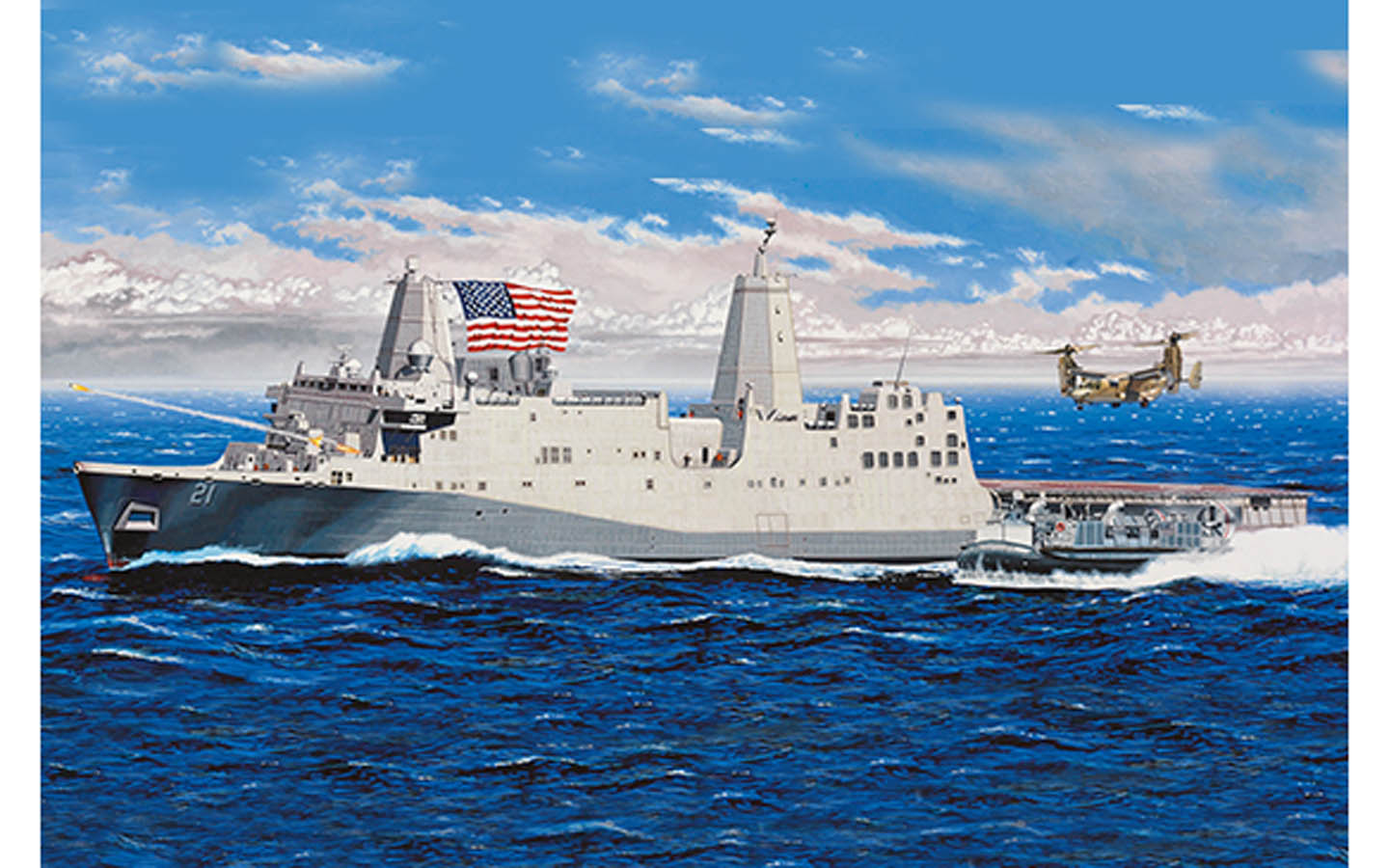 USS New York LPD-21 - Trumpeter 05616 | kingshobby.com