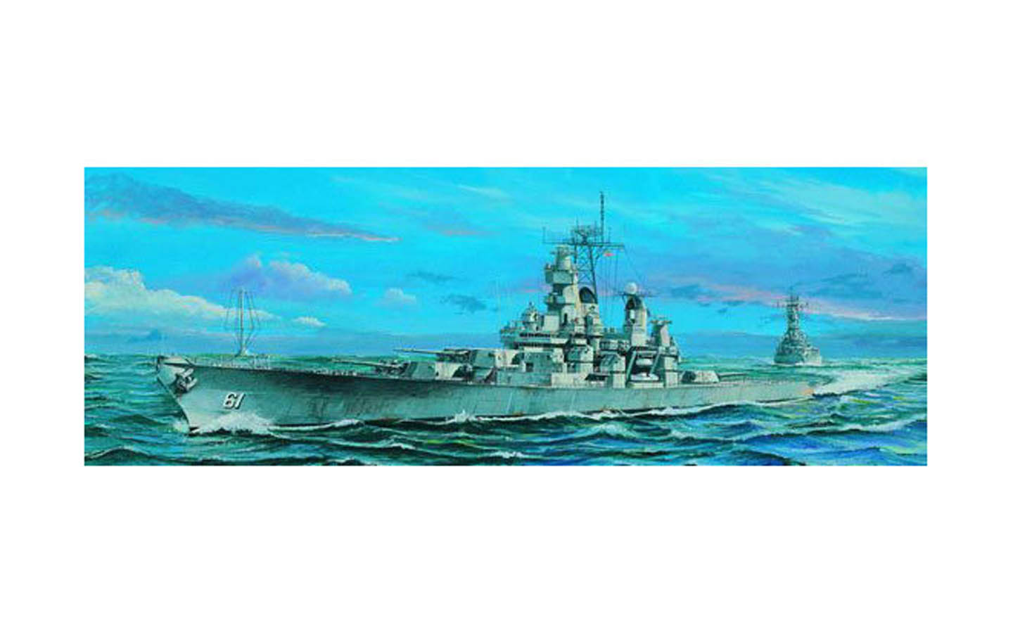 U.S. Battleship BB-61 Iowa 1984 - Trumpeter 05701 | kingshobby.com