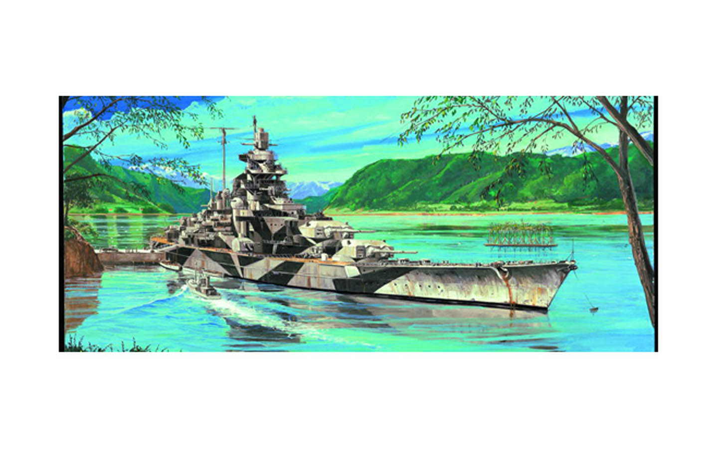 Germany Tirpitz Battleship 1944 - Trumpeter 05712 | kingshobby.com