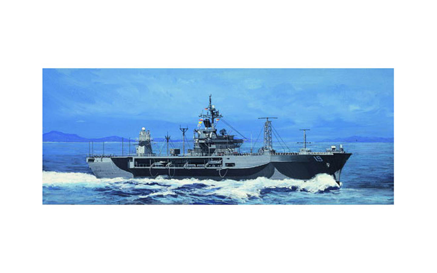 USS Blue Ridge LCC-19 1997 - Trumpeter 05715 | kingshobby.com