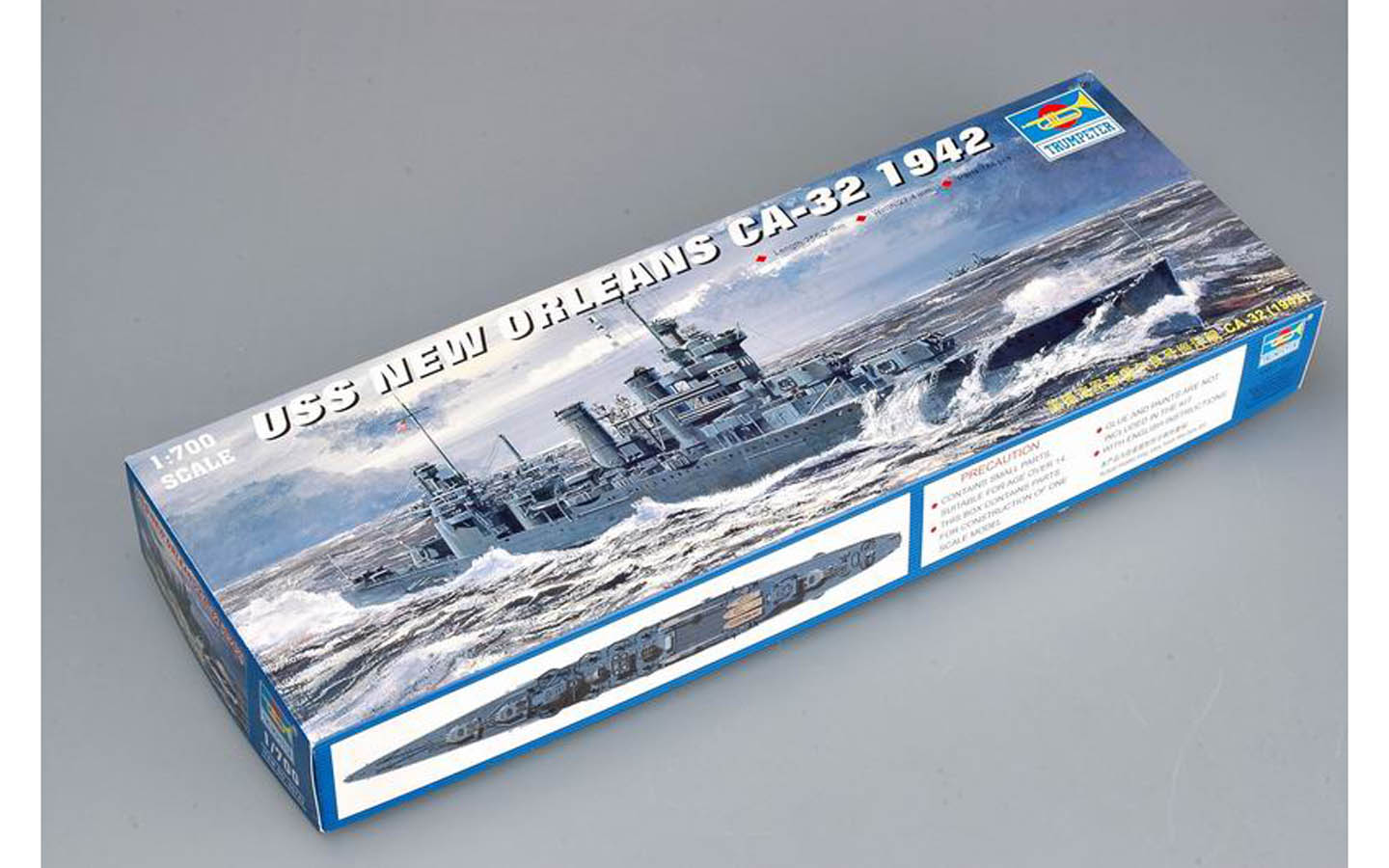 USS New Orleans CA-32 1942 - Trumpeter 05742 | kingshobby.com