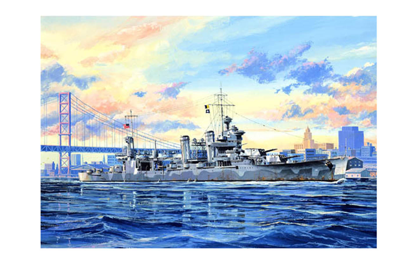 USS Quincy CA-39 - Trumpeter 05748 | kingshobby.com