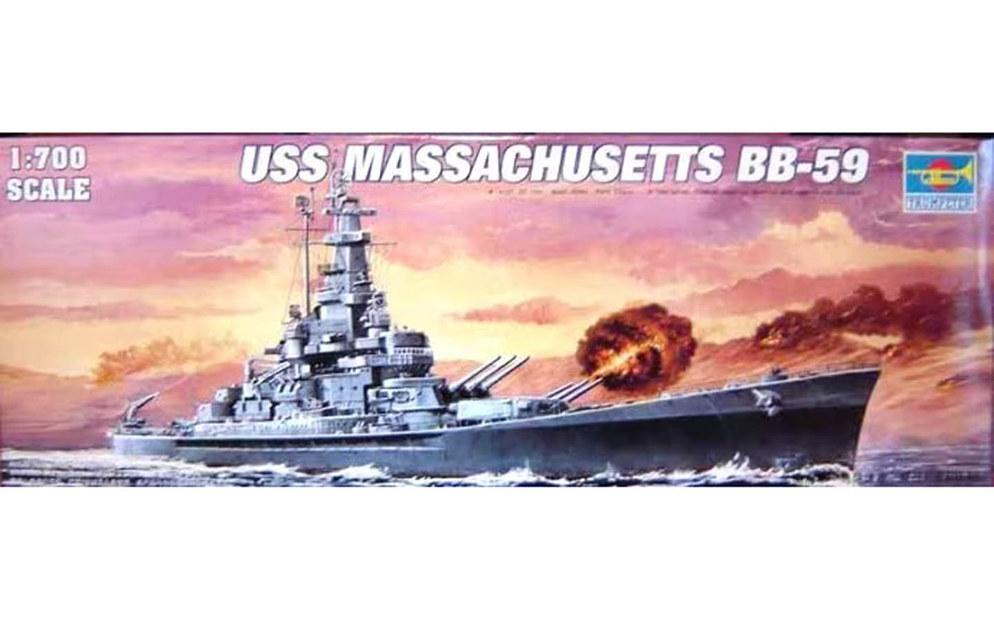 USS Massachusetts BB-59 - Trumpeter 05761 | kingshobby.com