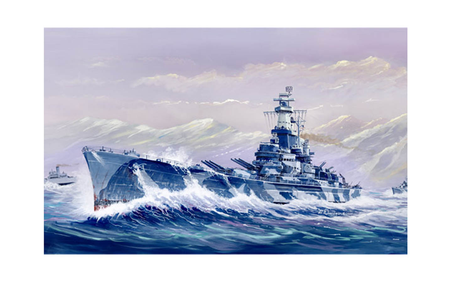 USS Alabama BB-60 - Trumpeter 05762 | kingshobby.com