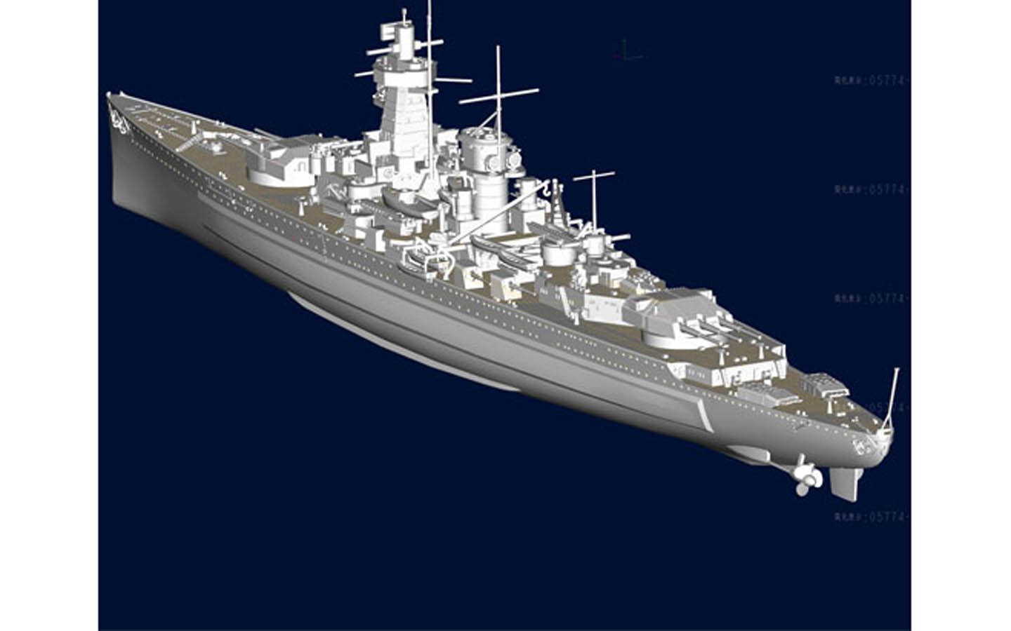 German Pocket Battleship (Panzer Schiff) Admiral Graf Spee 1939 ...