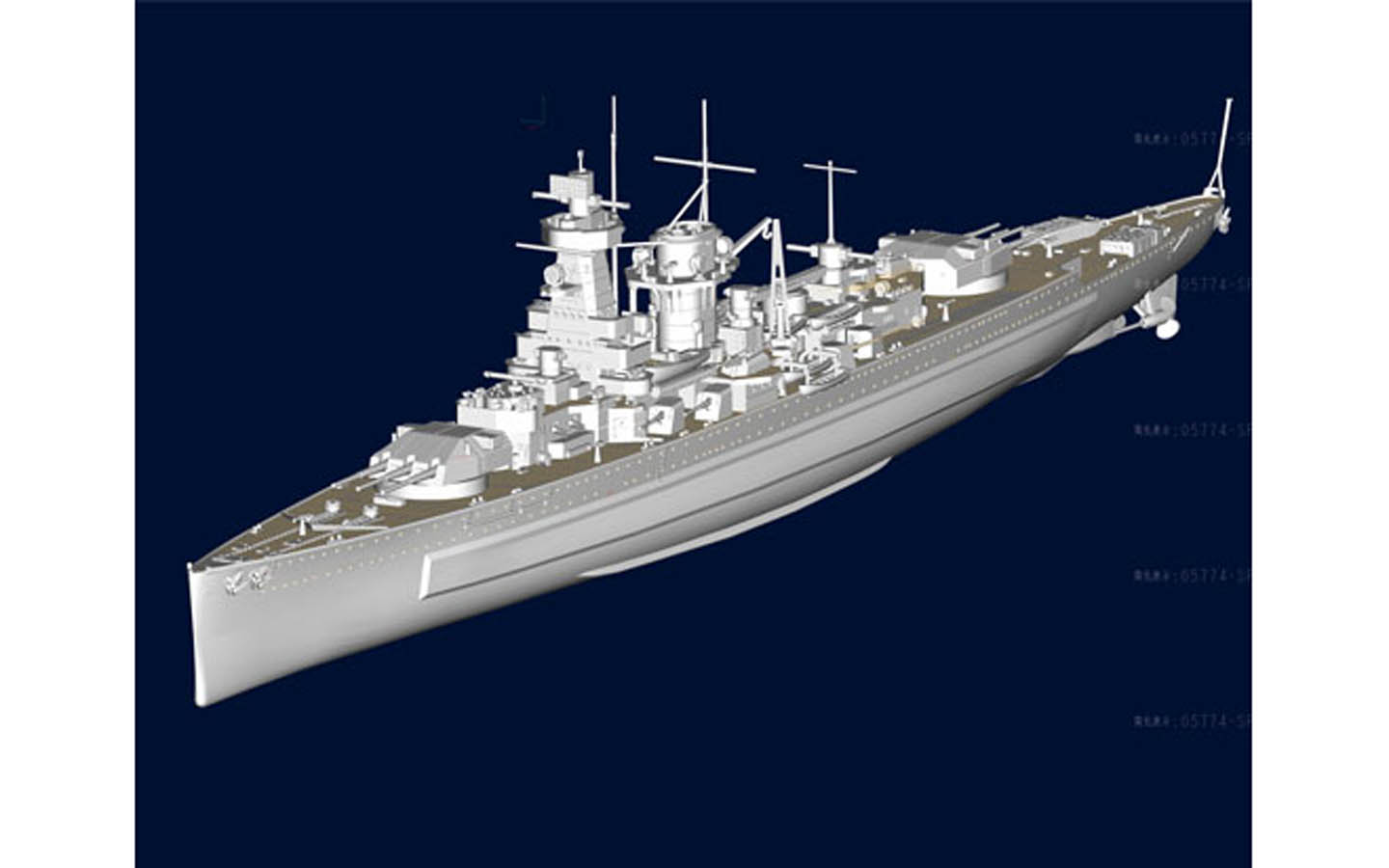 German Pocket Battleship (Panzer Schiff) Admiral Graf Spee 1939 ...