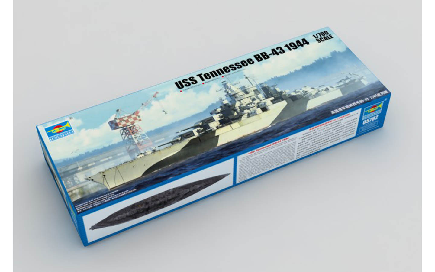USS Tennessee BB-43 1944 - Trumpeter 05782 | kingshobby.com
