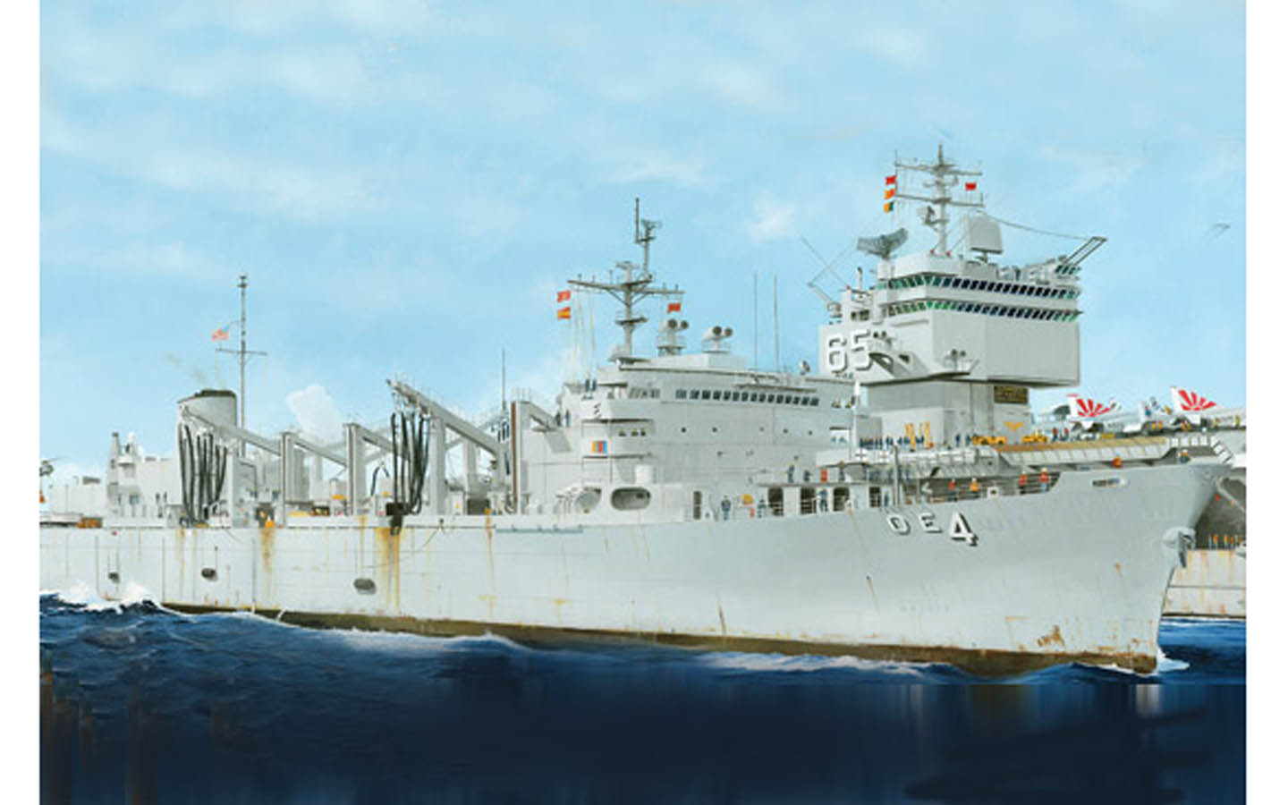AEO Fast Combat Support Ship, USS Detroit AOE-4 - Trumpeter 05786 ...