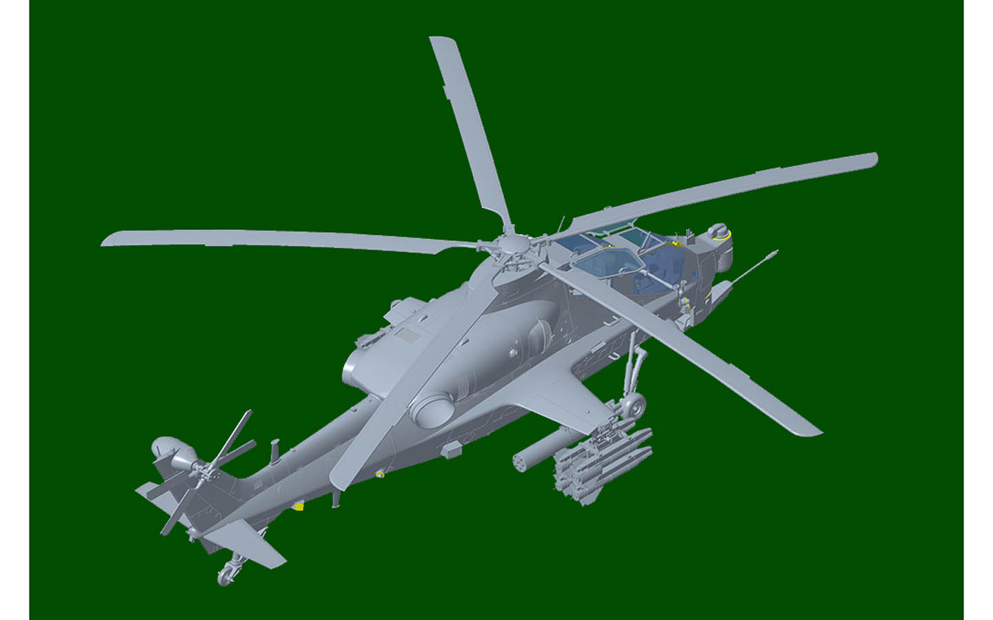 Chinese Z-10 Attack Helicopter - Trumpeter 05820 | kingshobby.com