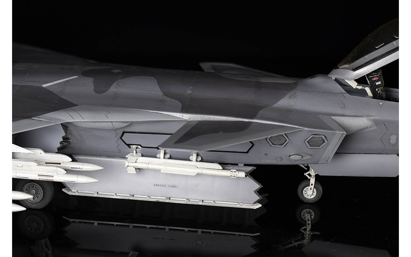 Chinese J-20 Mighty Dragon Beast Mode - Trumpeter 05821 | kingshobby.com