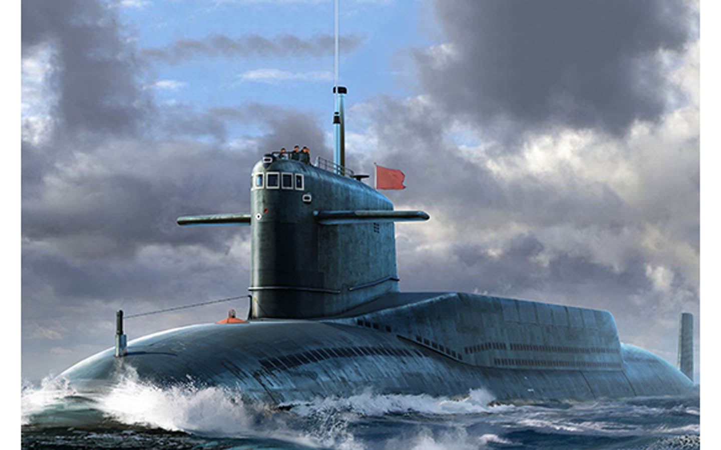 PLAN Type 092 Xia Class SSBN - Trumpeter 05910 | kingshobby.com