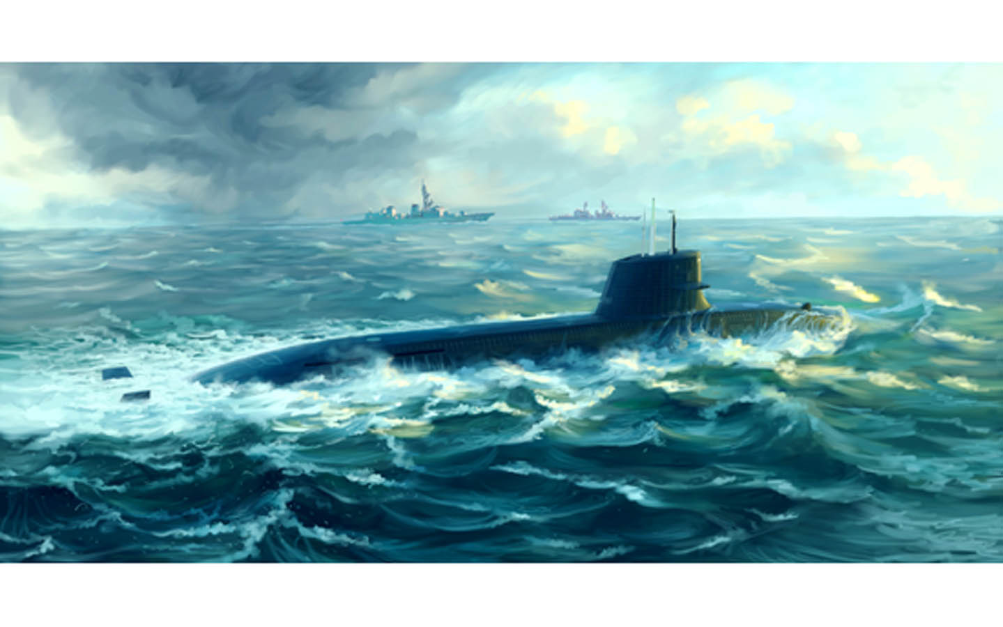 Japanese Soryu Class Attack Submarine - Trumpeter 05911 | kingshobby.com