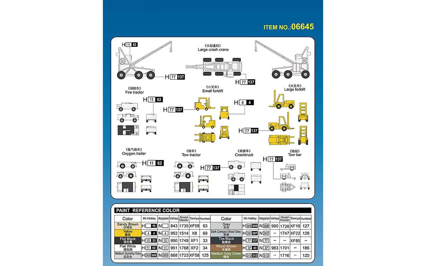 USN Carrier Deck Equipment - Trumpeter 06645 | kingshobby.com