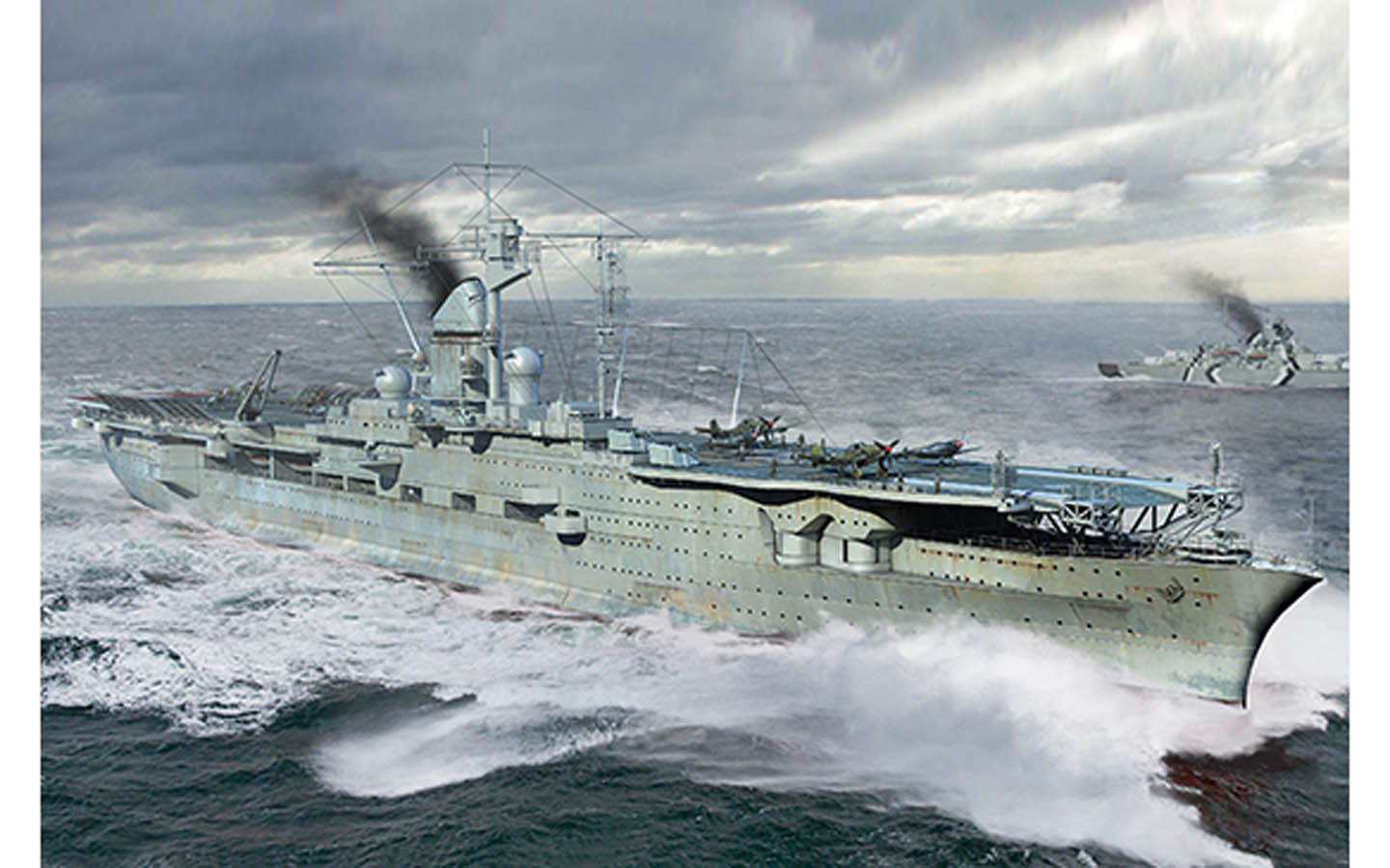 German Navy Aircraft Carrier DKM Peter Strasser - Trumpeter 06710 | kingshobby.com