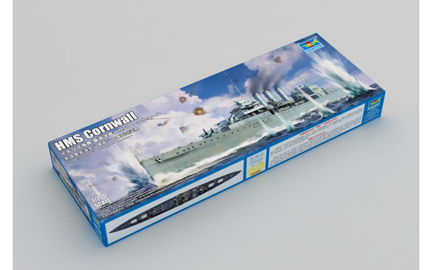 HMS Cornwall - Trumpeter 06734 | kingshobby.com