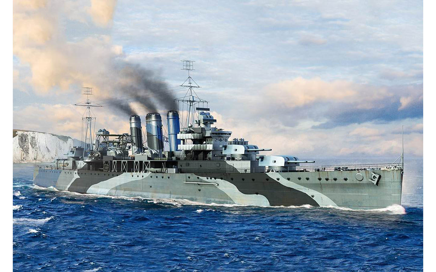 HMS Kent - Trumpeter 06735 | kingshobby.com