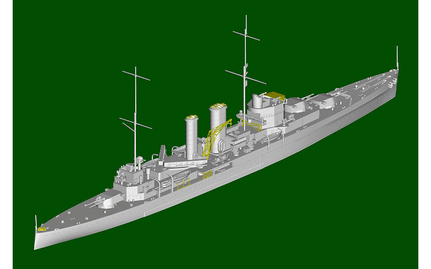 HMS Exeter - Trumpeter 06744 | kingshobby.com