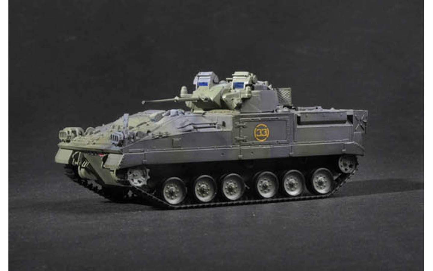 British Warrior Tracked Mechanized Combat Vehicle - Trumpeter 07101 ...