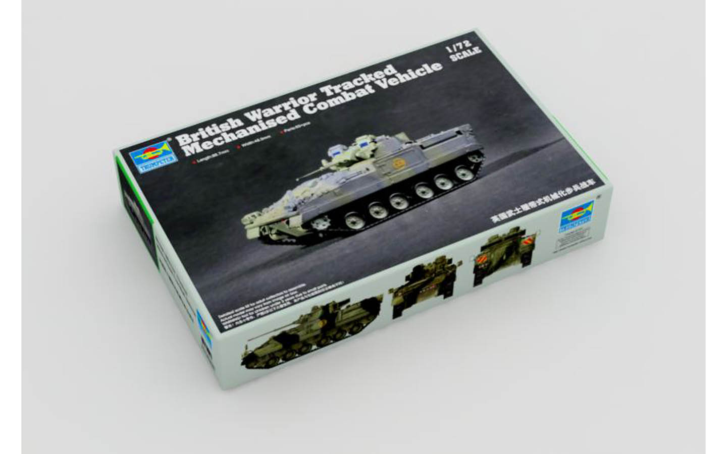 British Warrior Tracked Mechanized Combat Vehicle - Trumpeter 07101 ...